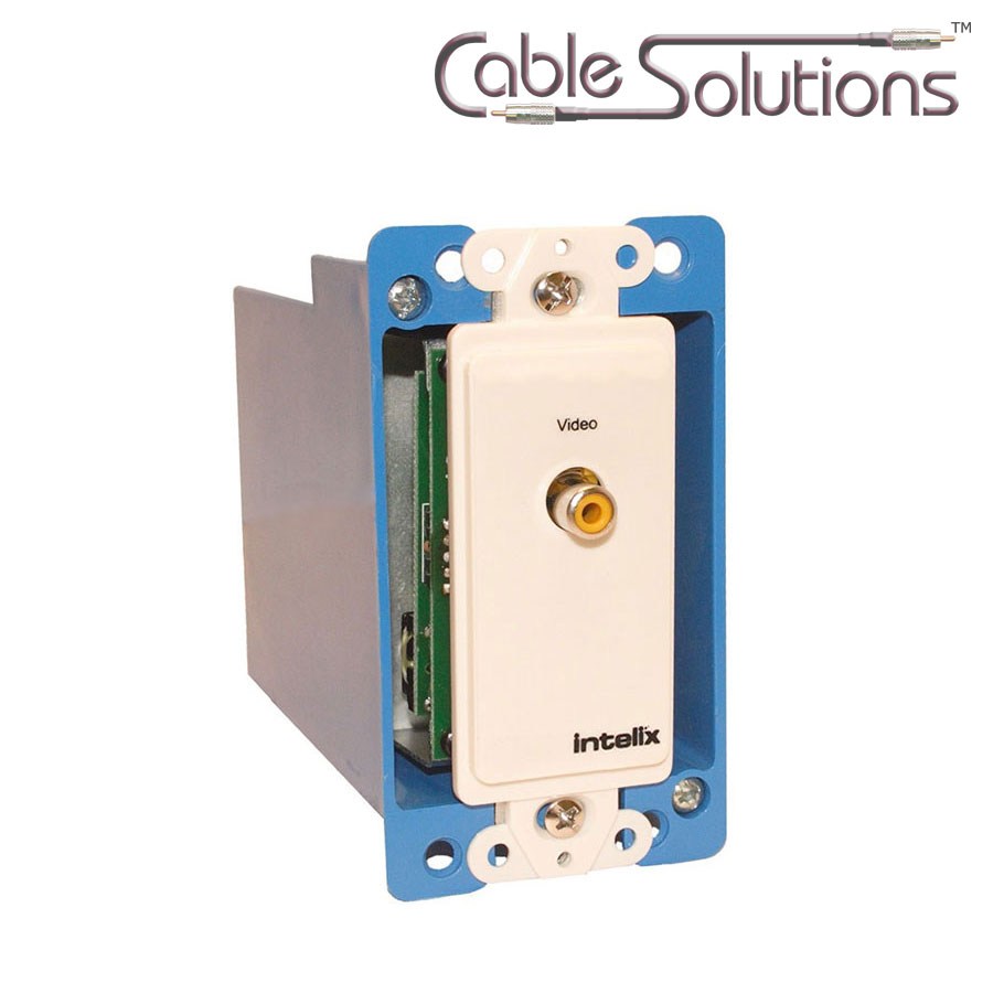 Intelix AVO-V1-WP-F Composite Video Wallplate Balun w/ RJ45 Termination Intelix AVO-V1-WP-F Composite Video Wallplate Balun w/ RJ45 Termination